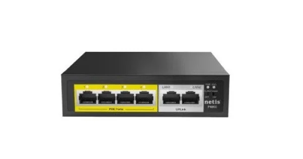 Netis P106C 4POE 2RJ45 100M Standard POE Switch Price In BD